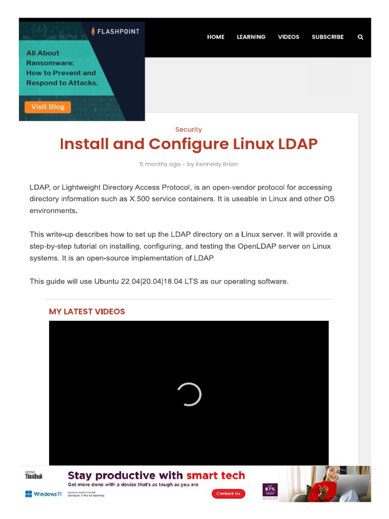 Ldap On Linux Pdf