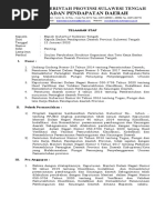 Format dan Contoh Telaahan Staf | PDF