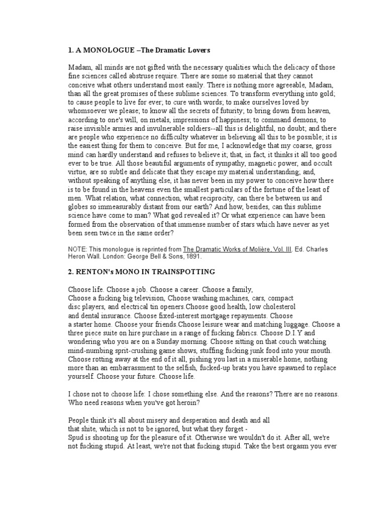 Compilations of Monologue | PDF | Law