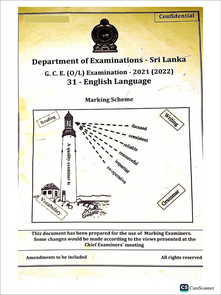 2021 OL English Language Marking Scheme | PDF