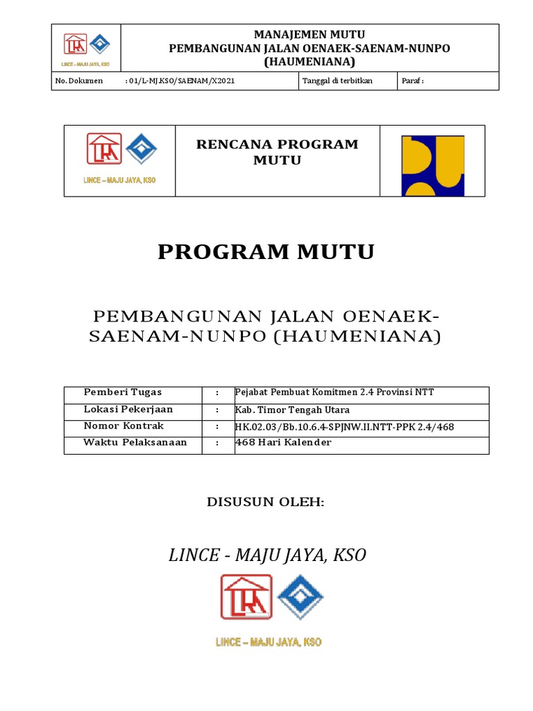 Program - Mutu (Saenam) | PDF
