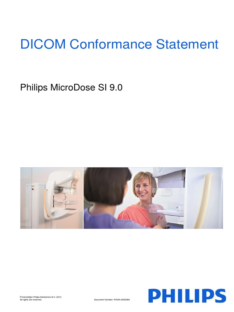 Dicom Conformance Statement Microdose L50 9 0 Pdf Interoperability Computing