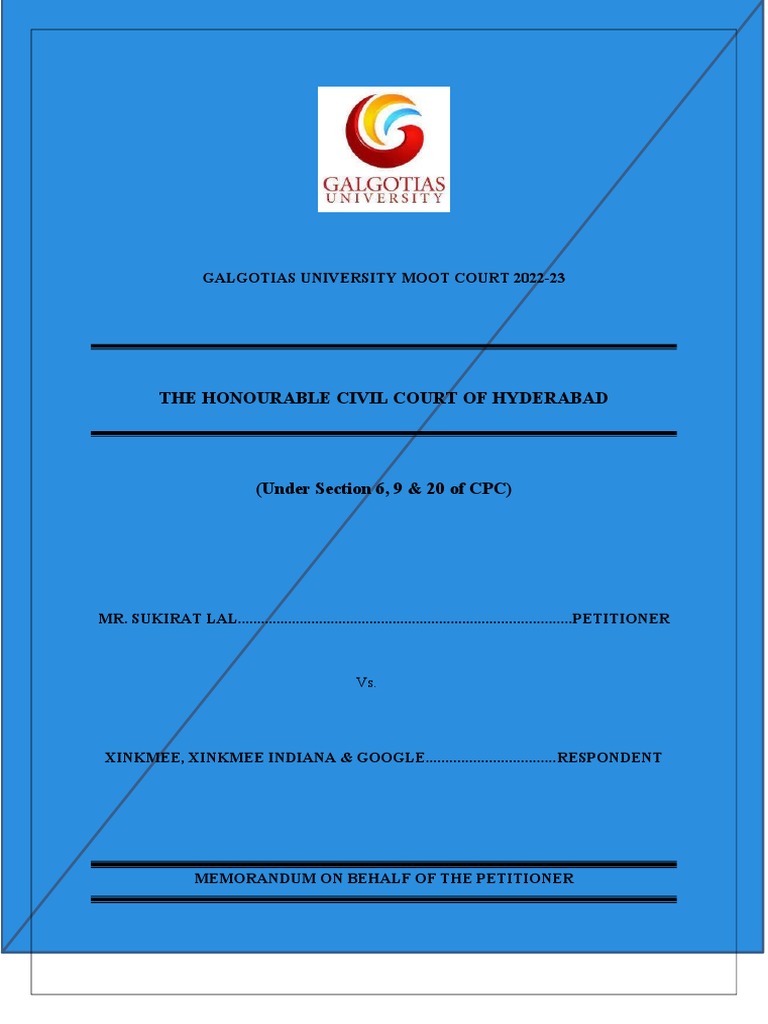 Nikita External Memorial Pdf Negligence Tort