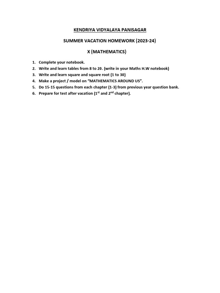 Class 10 Holiday Homework | PDF | Iron | Chickpea