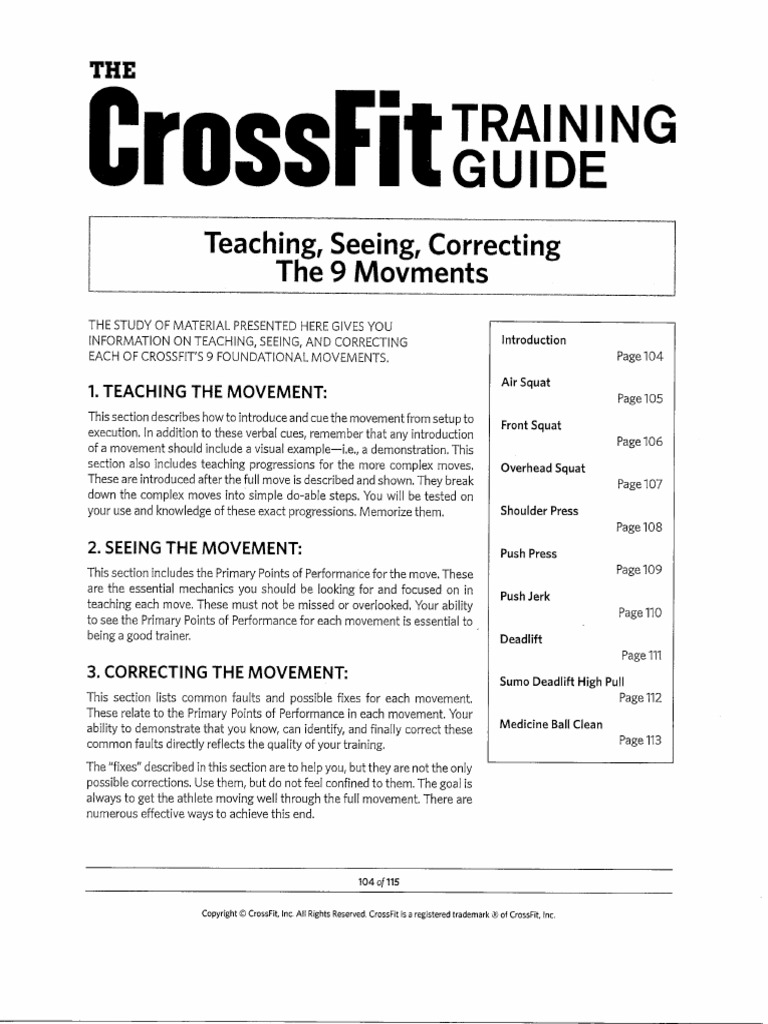 Movements Teach See Correct | PDF