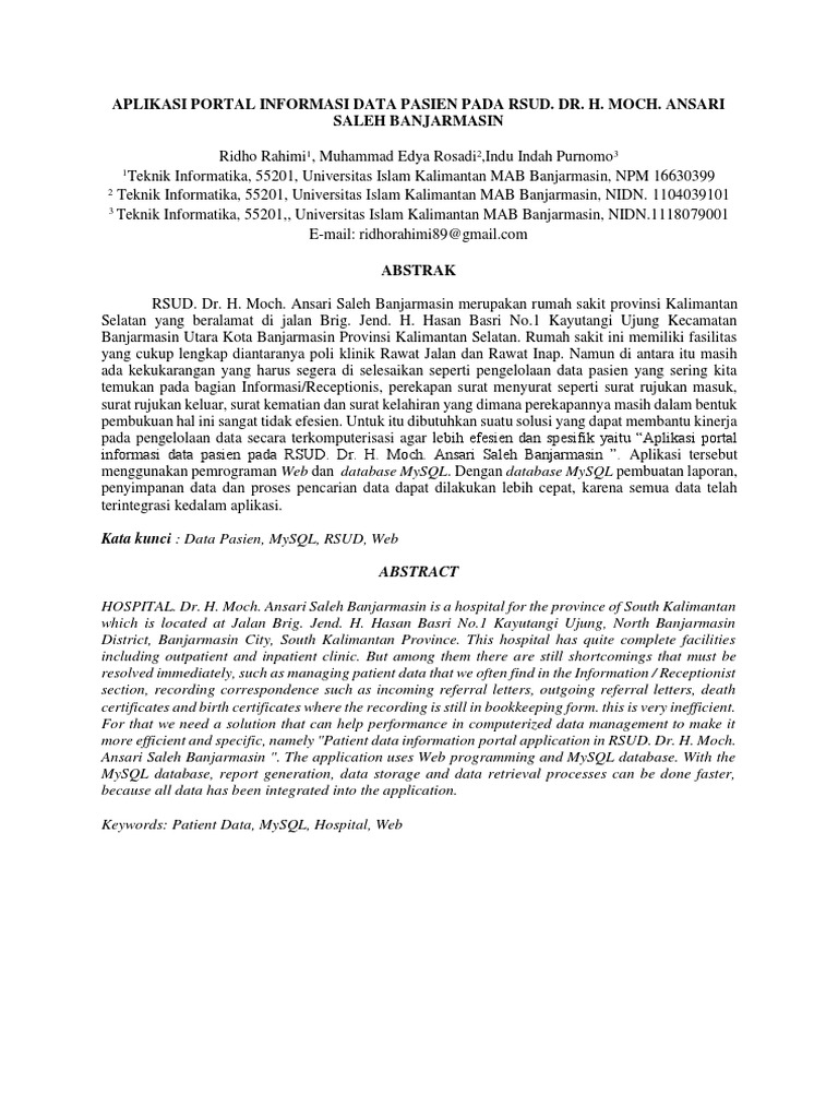 Artikel Ridho Rahimi | PDF