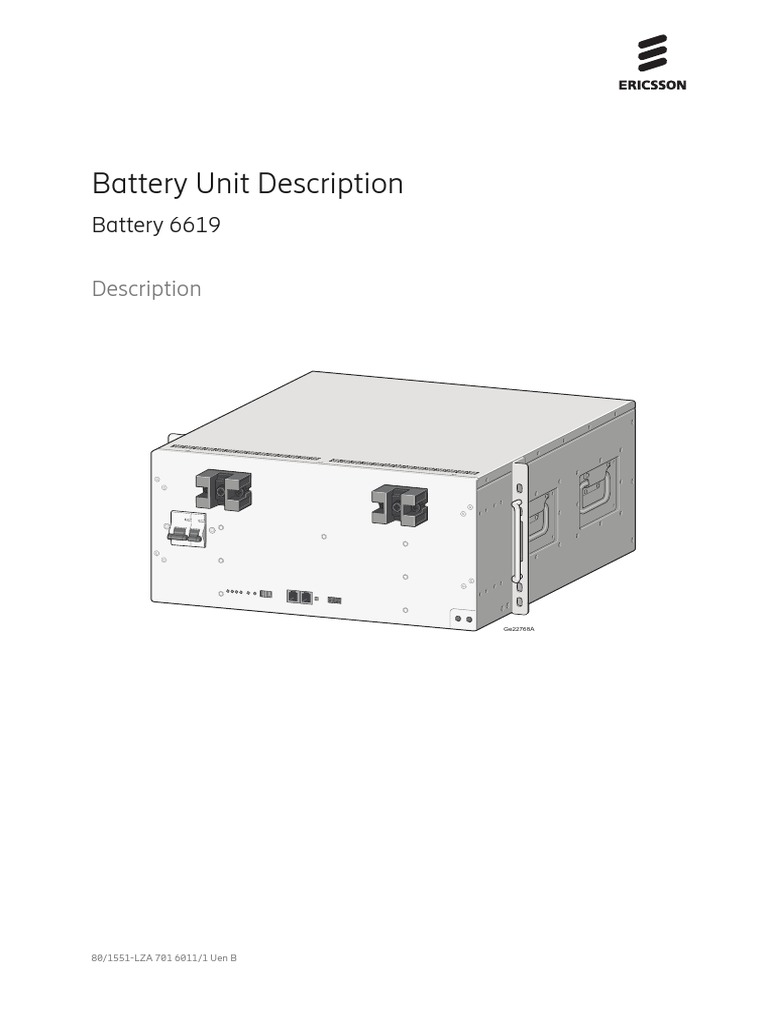 Full Description For Battery Lithium 6619 File 04 | PDF | Electrical ...