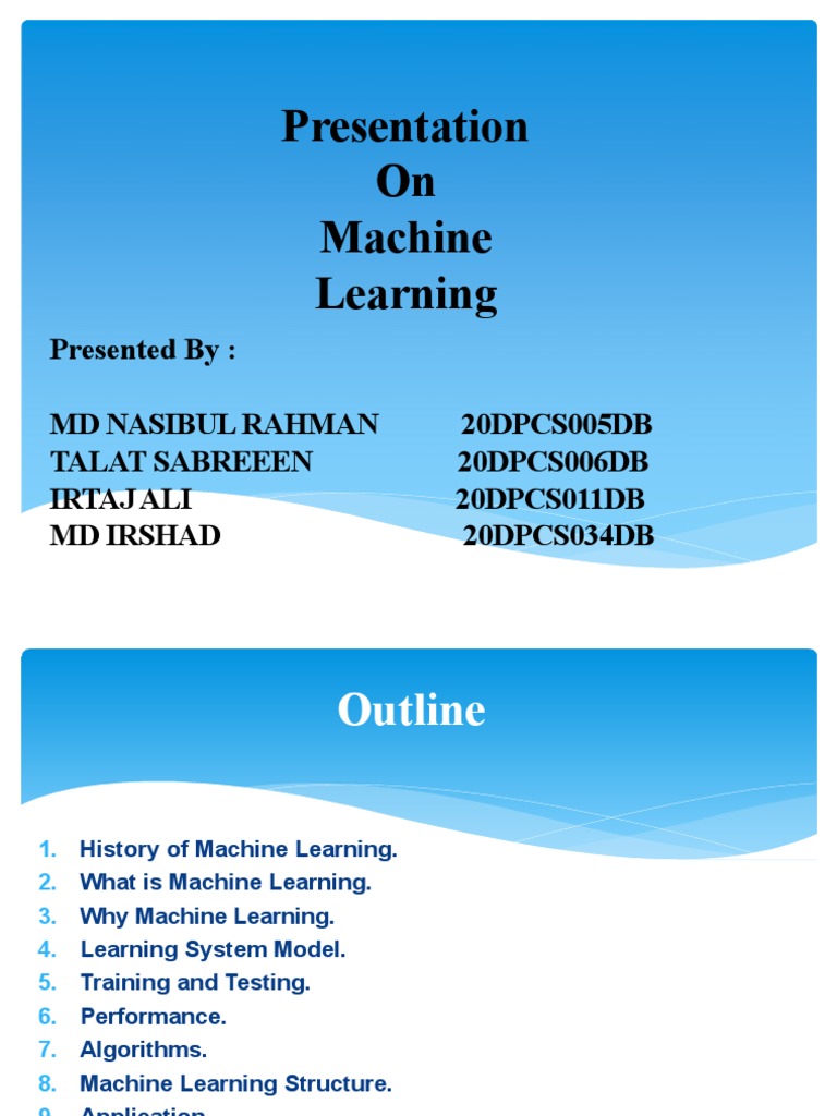 On Machine Learning | PDF | Machine Learning | Learning
