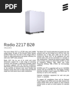 RRUS 32 Datasheet | PDF | Power Supply | Lte (Telecommunication)