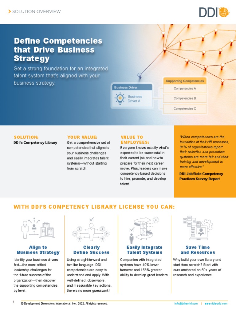 Competency Library Solution Overview | PDF | Strategic Management ...