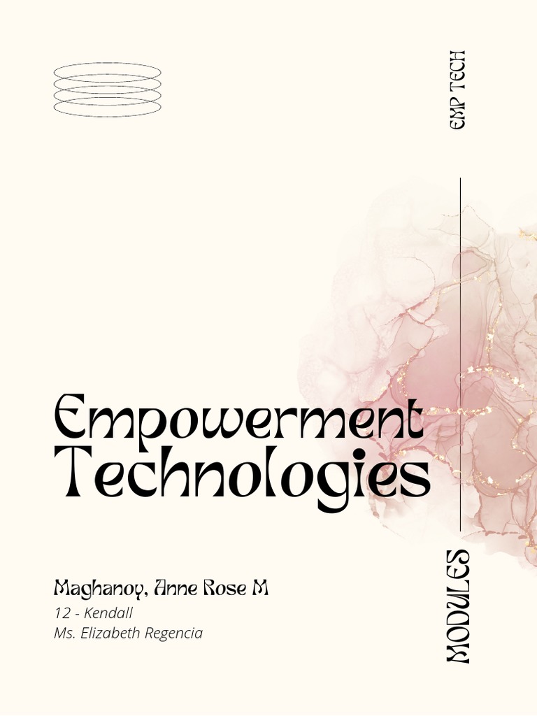 Empowerment Technologies 4TH Quartter Module 5 | PDF | Privacy | Credibility
