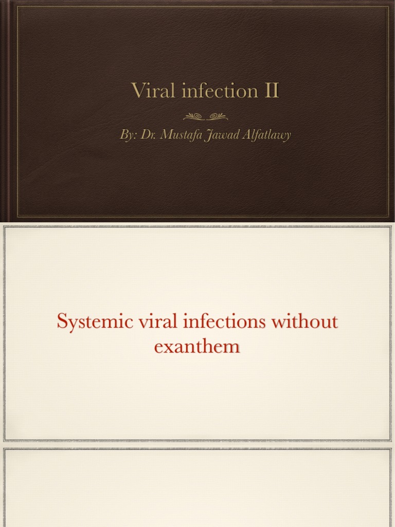 Medicine Lec.9 - Viral infection II | PDF | Herpes Simplex | Infection