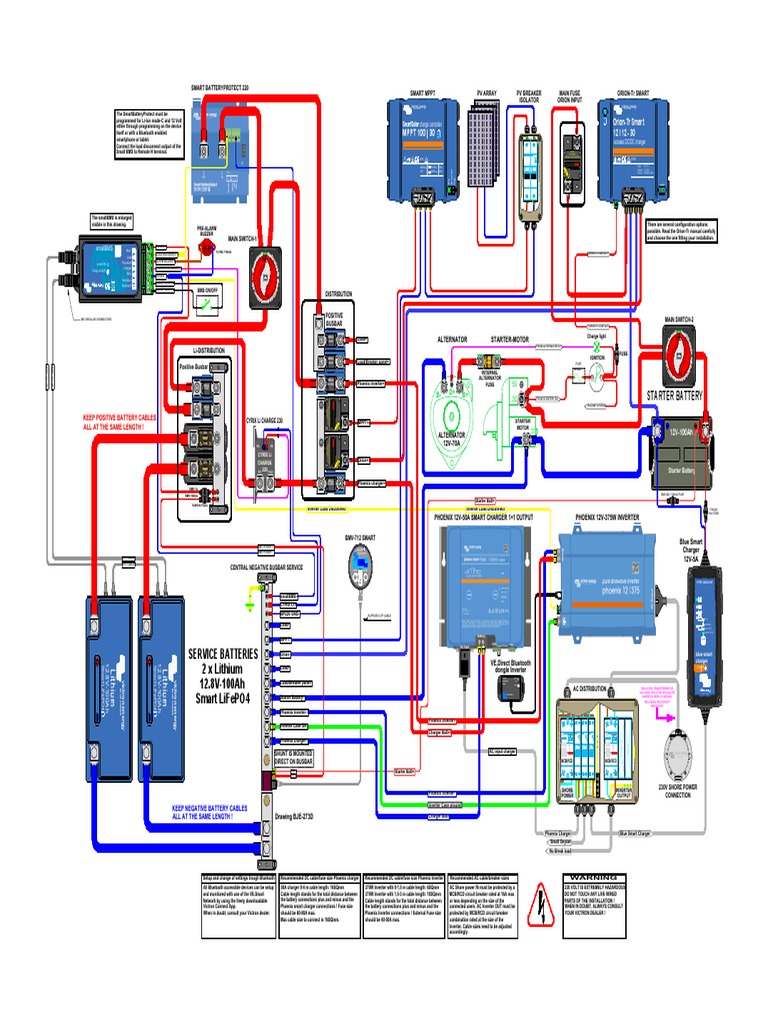 VE Direct Drawing With Phoenix Charger 12-50-1 Inverter 375W Li Batt ...