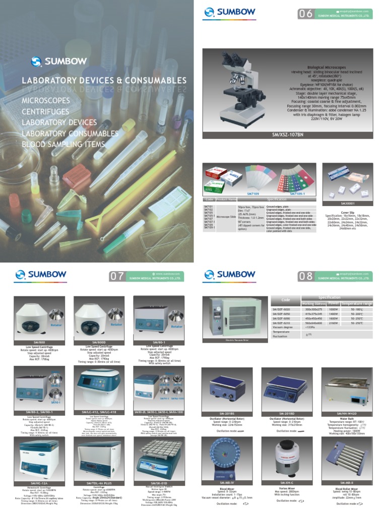 02 LABORATORY DEVICES & CONSUMABLES | PDF | Laboratory Equipment ...