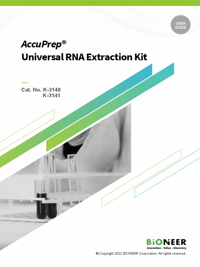 Ug Accuprep Universal Rna Extraction Kit Pdf