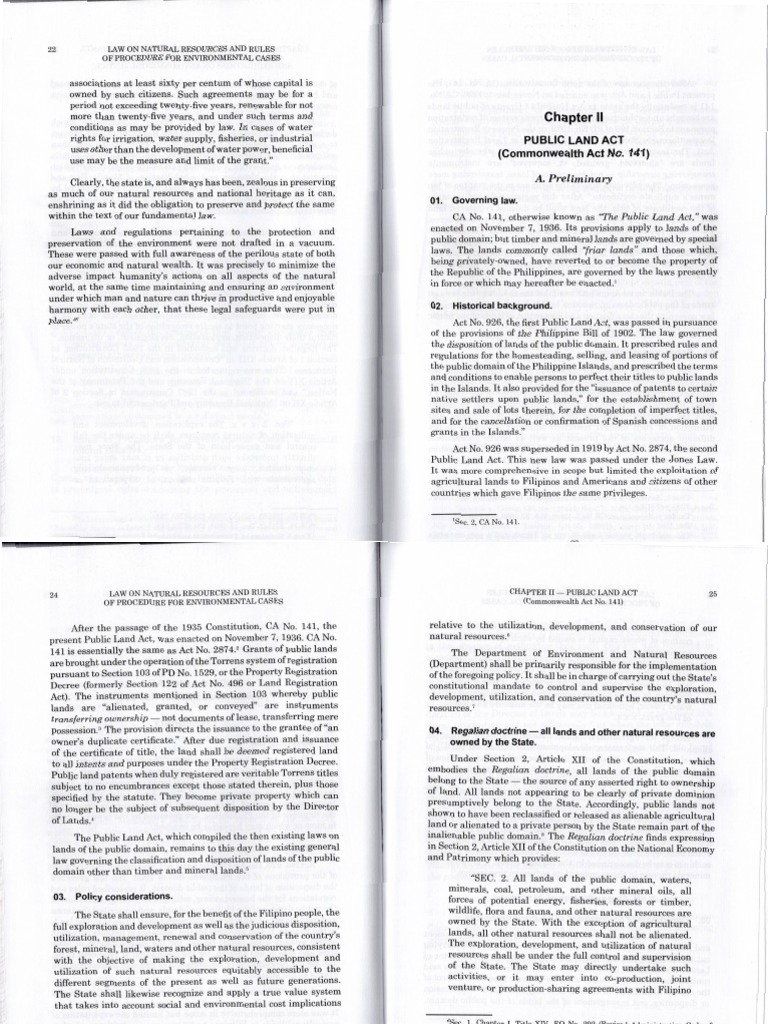 Public Land Act | PDF | Property | Taxes