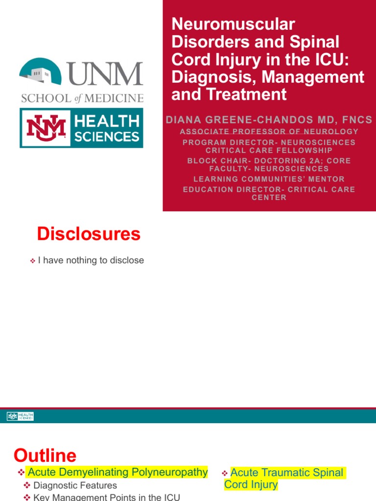 AAN Neuromuscular and SCI Talk | PDF | Neuroscience | Diseases And ... AAN Neuromuscular and SCI Talk | PDF | Neuroscience | Diseases And ...