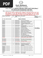 DU Final Datesheet May-June 2025 | PDF | Bachelor Of Arts | Qualifications