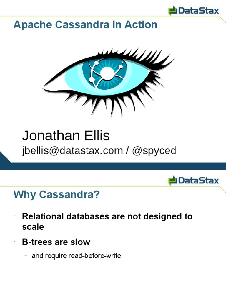 Apache Cassandra in Action Presentation | No Sql | Databases