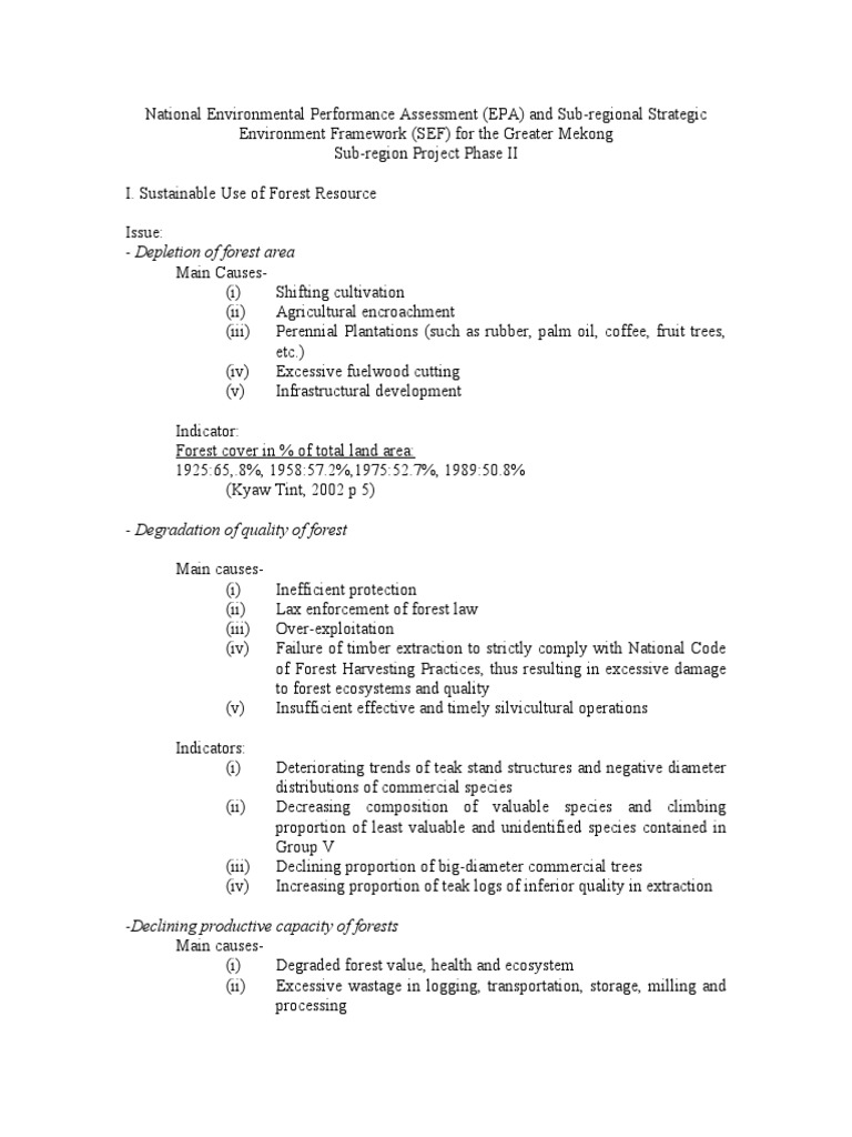 National Environmental Performance Assessment Download Grátis Pdf Logging Forests