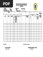 Household Record of Barangay Inhabitants | PDF