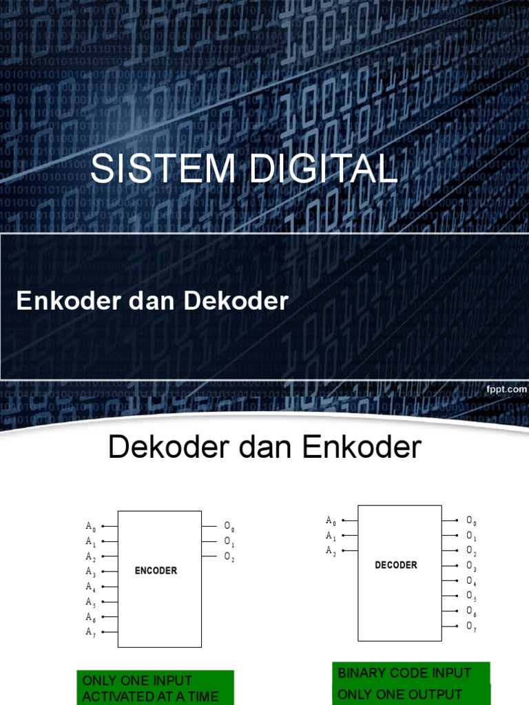 Enkoder & Dekoder: Biner ke Desimal | PDF | Komputer