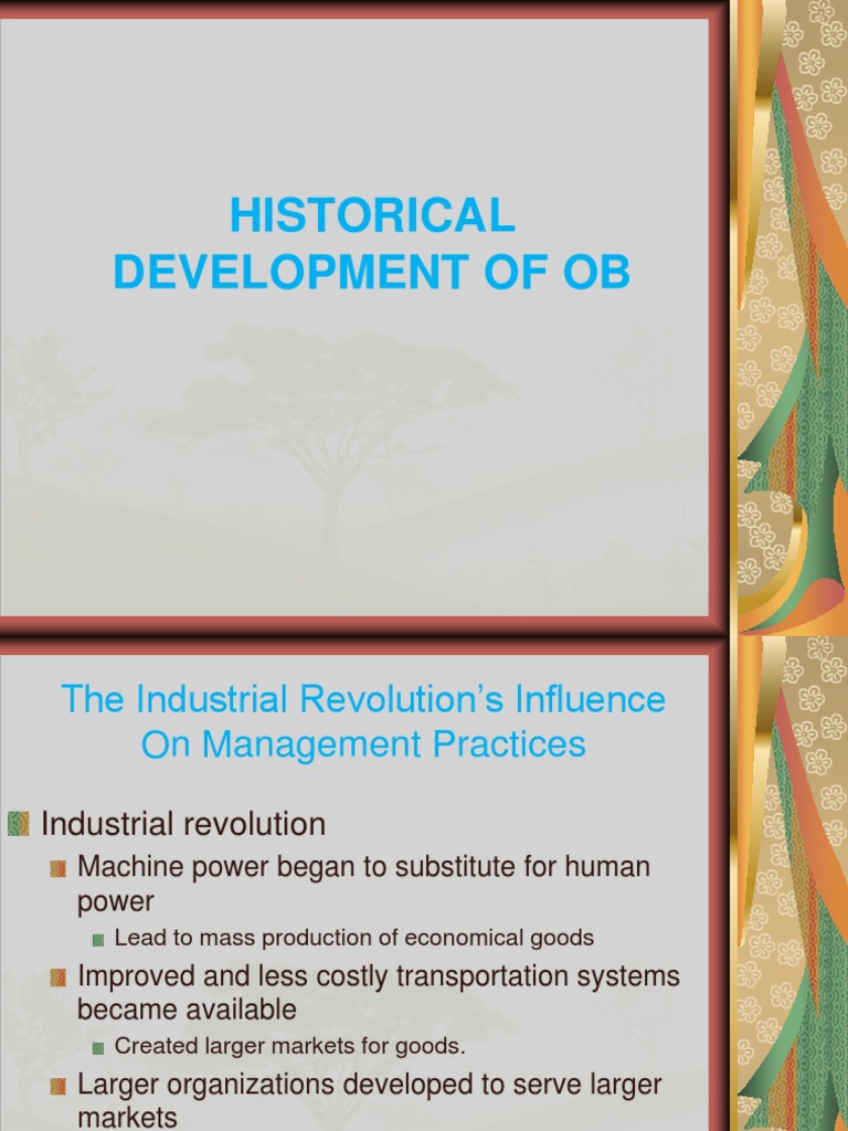 Historical Development of Ob | PDF