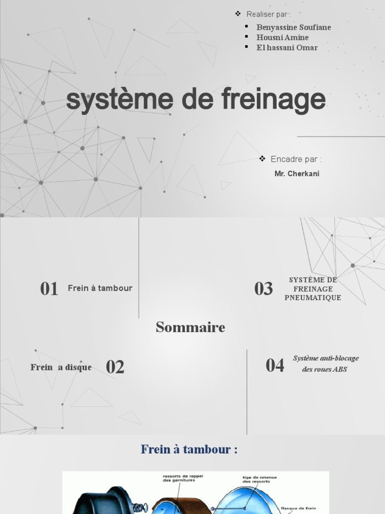 Composants du Système de Freinage | PDF | Frein | Système anti-blocage ...