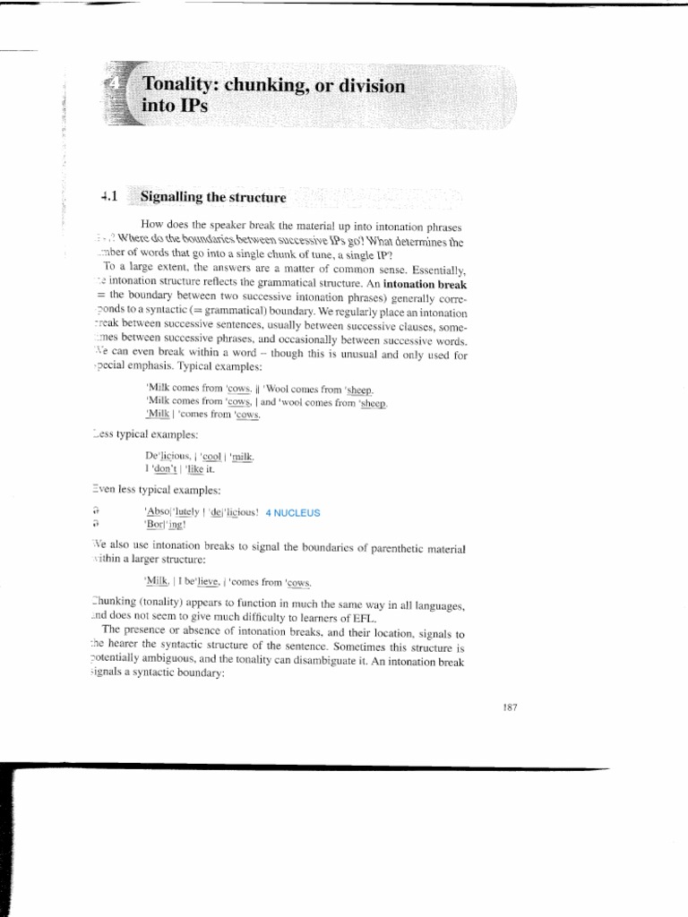 Wells Ch 4 Tonality 1 | PDF