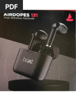 Airdopes 131 User Manual and Reset Guide | PDF | Headphones | Bluetooth