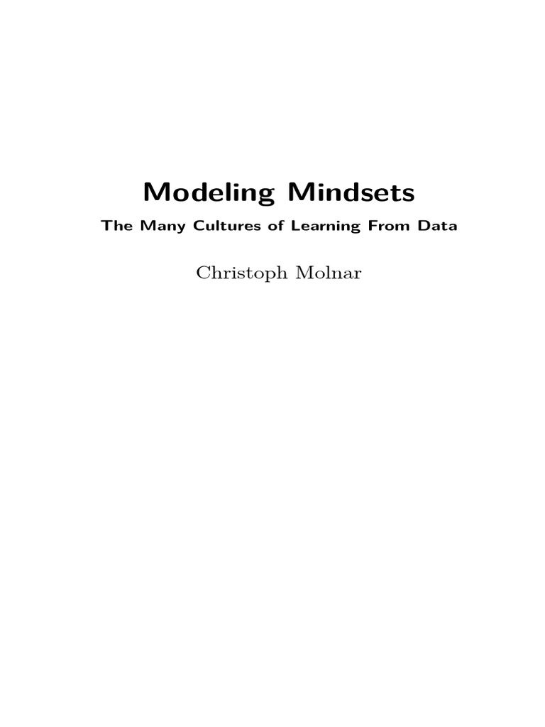 Modeling Mindsets | PDF | Bayesian Inference | Statistics