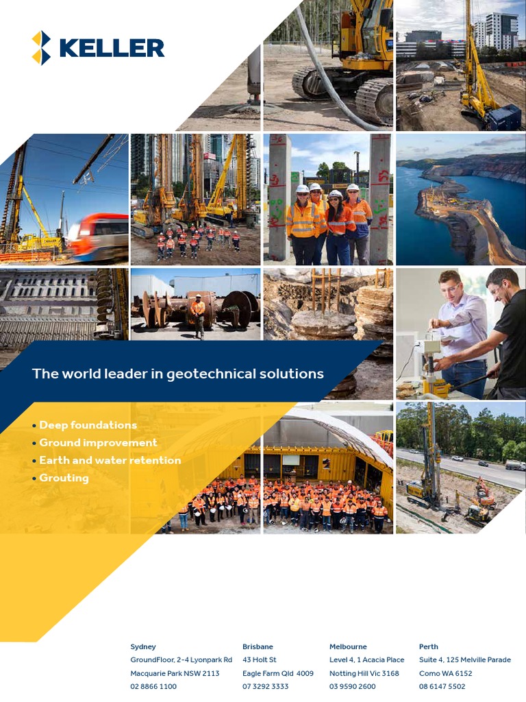 Keller Australia: Geotechnical Solutions | PDF | Deep Foundation ...