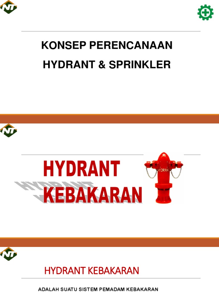 Konsep Perencanaan Hydrant Dan Sprinkler | PDF | Griya & Taman