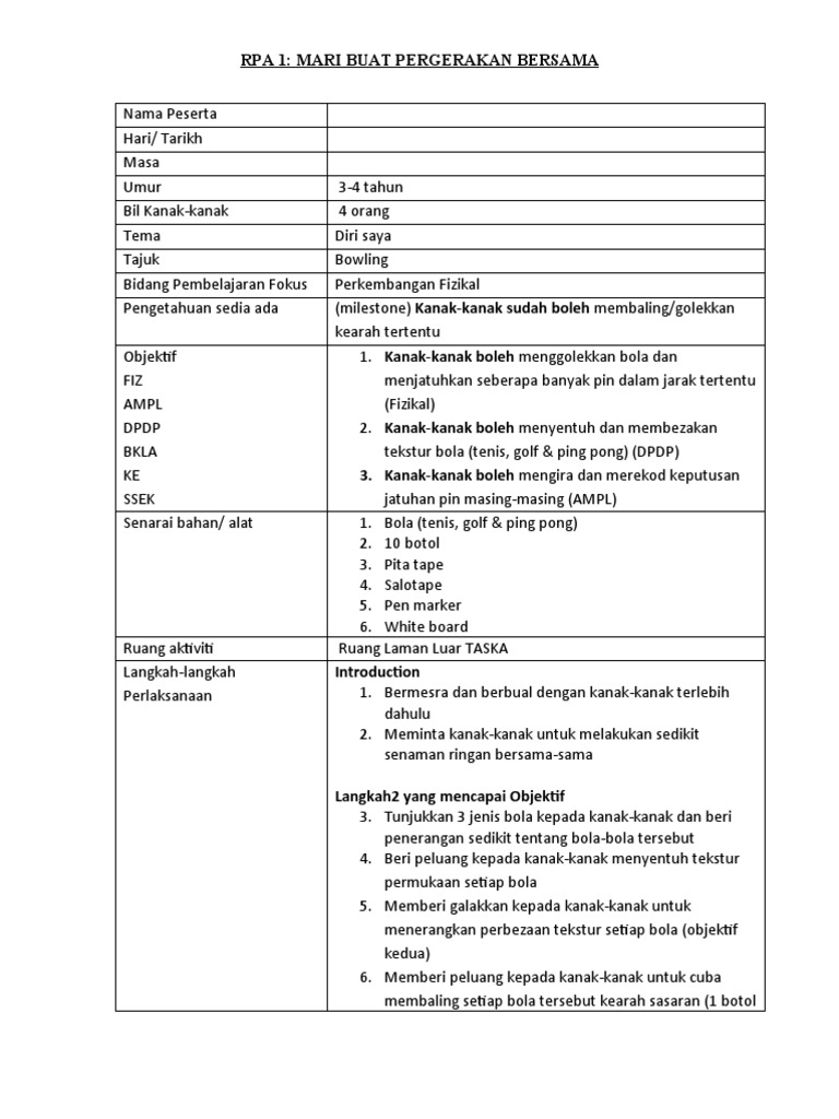 RPA 1 - Sample | PDF
