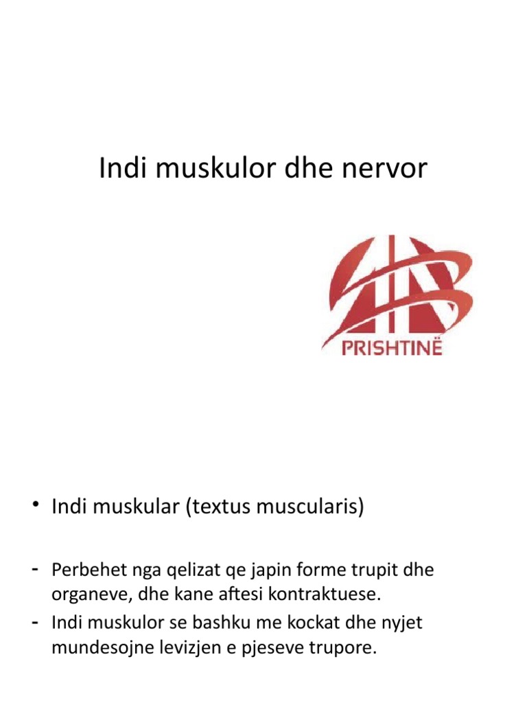 Indi Muskulor Dhe Nervor | PDF