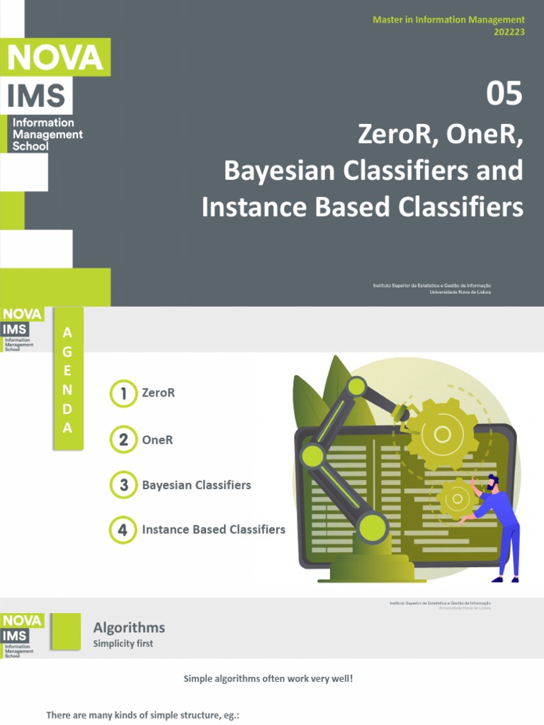 05 ZeroR OneR Bayes KNN | PDF | Bayesian Inference | Statistical Classification