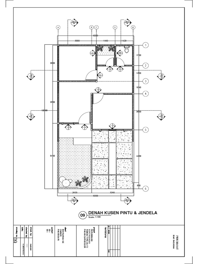 DENAH KUSEN PINTU, JENDELA | PDF