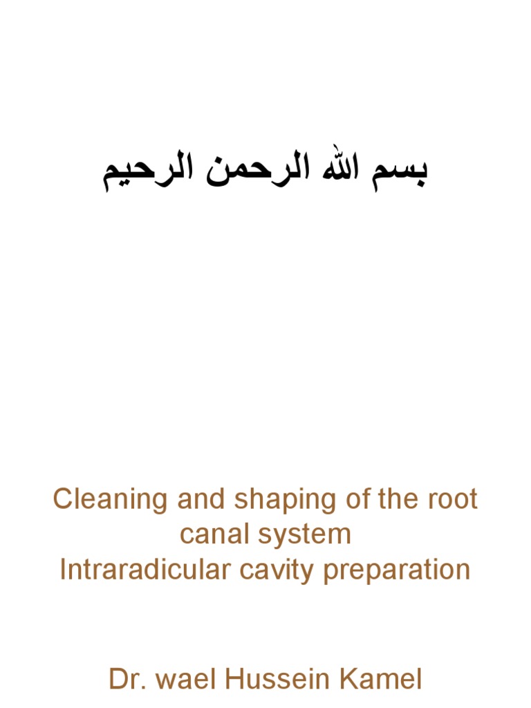 Intraradicular Cavity Preparation | PDF | Dentistry Branches