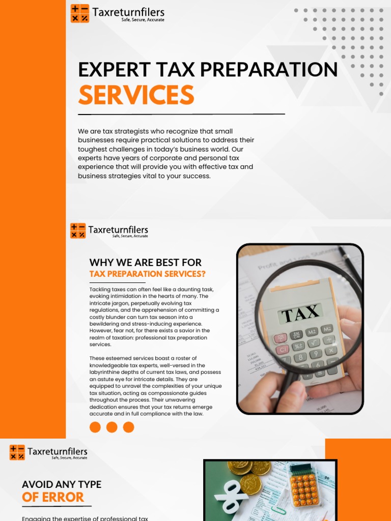 Expert Tax Preparation Services in Canada | PDF | Taxes | Public Law