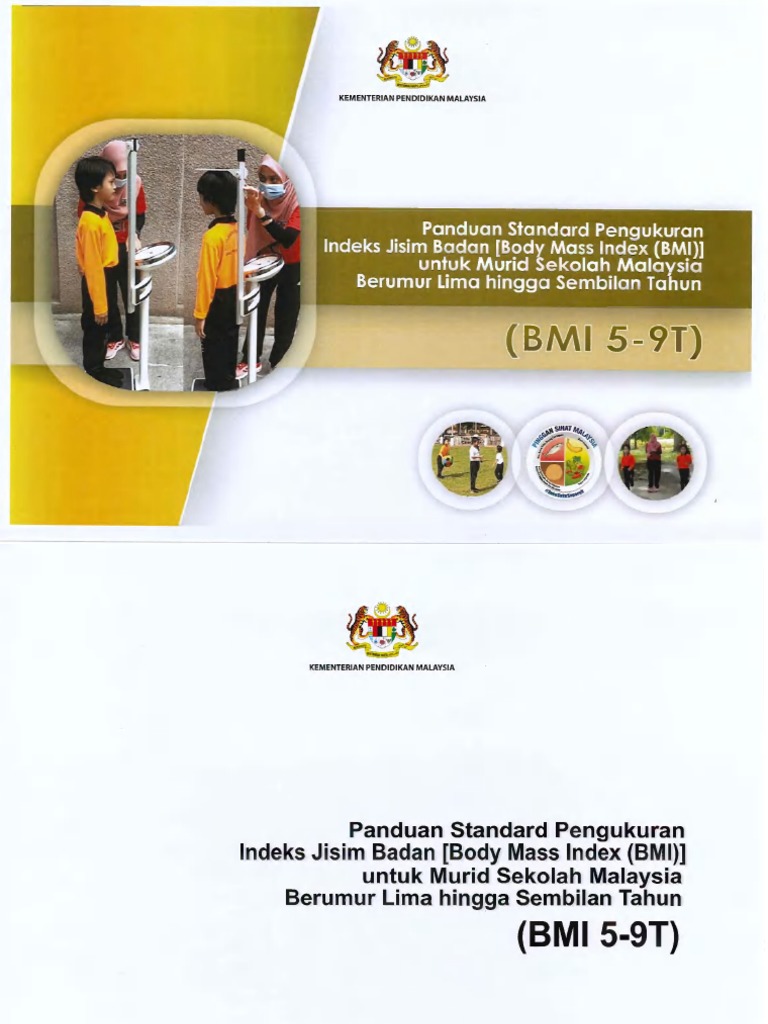 Panduan Standard Pengukuran Indeks Jisim Badan (BMI 5-9 T) | PDF