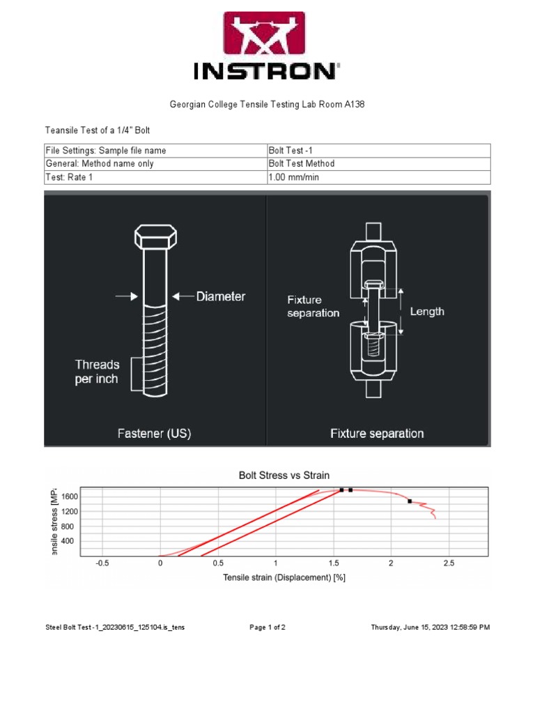 Steel Bolt Test - 1 - 20230615 - 125104.is - Tens | PDF