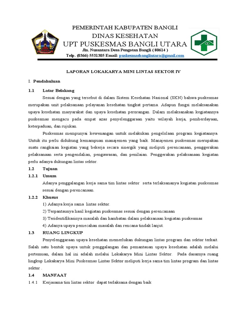 Laporan LKMP TW IV | PDF | Kesehatan Holistik