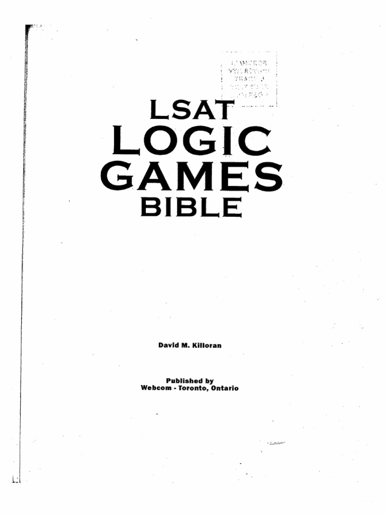 Logic Games Bible | PDF