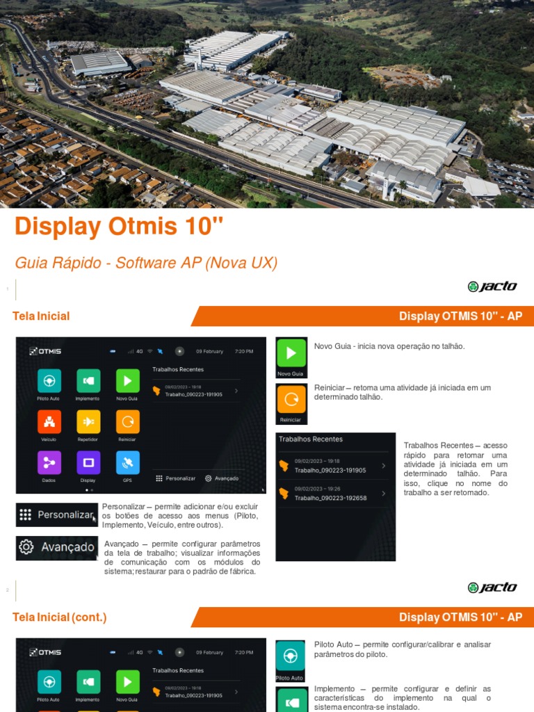 Guia Rápido-Display Otmis 10-AP | PDF | Tempo | Sistema de ...