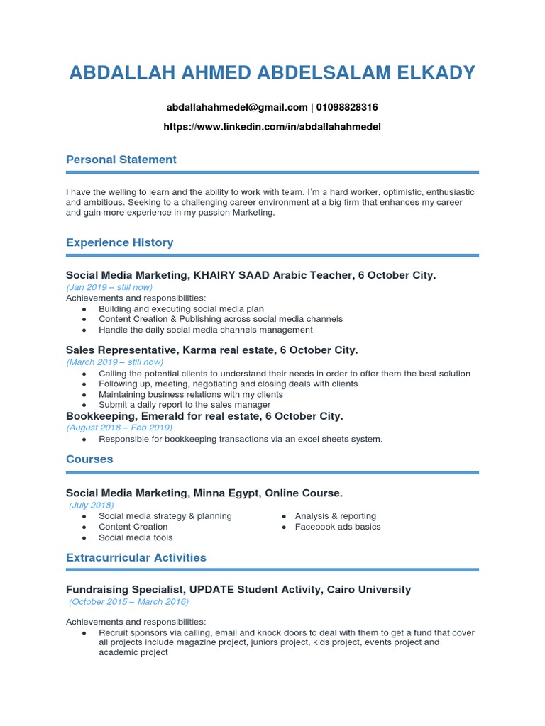 Abdallah Elkady Marketing 3 | PDF