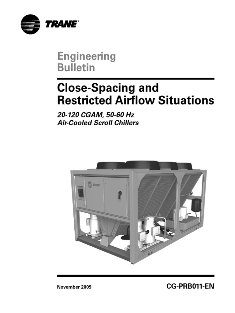 Aplicação de Chiller A Ar em Espaço Restrito CGAM | PDF ...