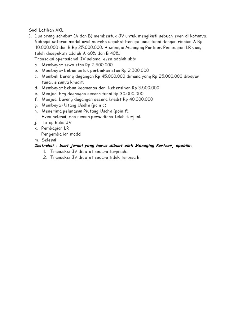 Amelia Rizqi Wulandari - 4005 - Tugas AKL | PDF | Pengelolaan Keuangan & Uang