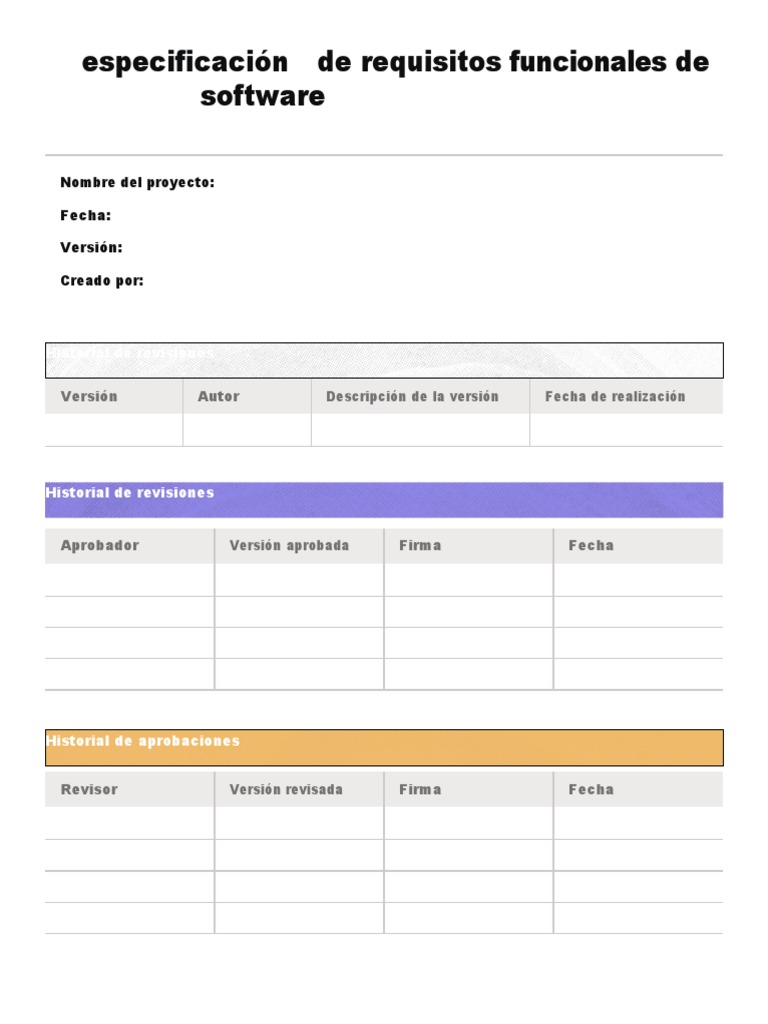 Plantilla de Funcionalidad | PDF | Software | Interfaz de usuario