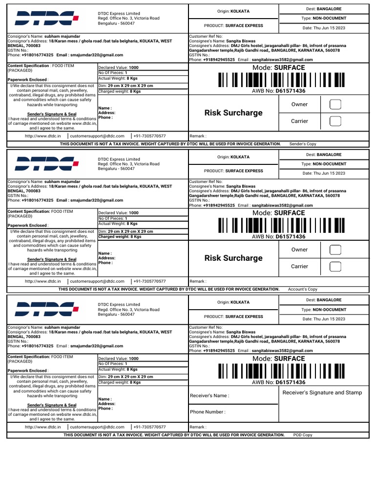 Print External Shipping Label | PDF | Mail | Service Industries