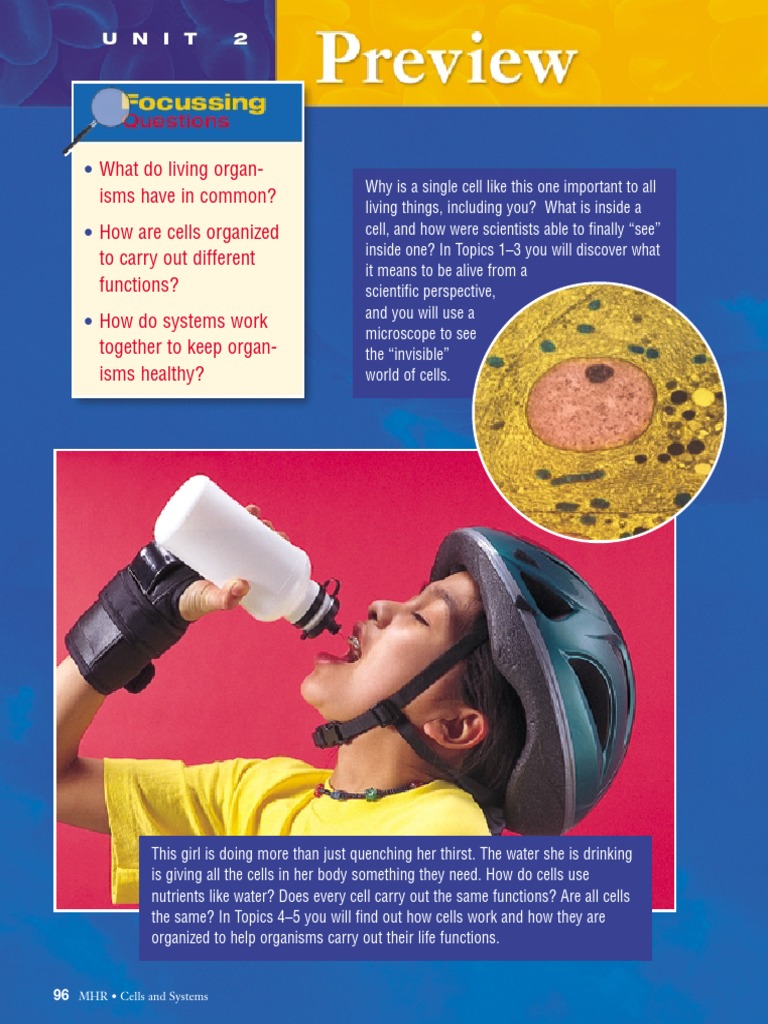 Understanding Cells and Living Systems | PDF | Microscope | Electron ...